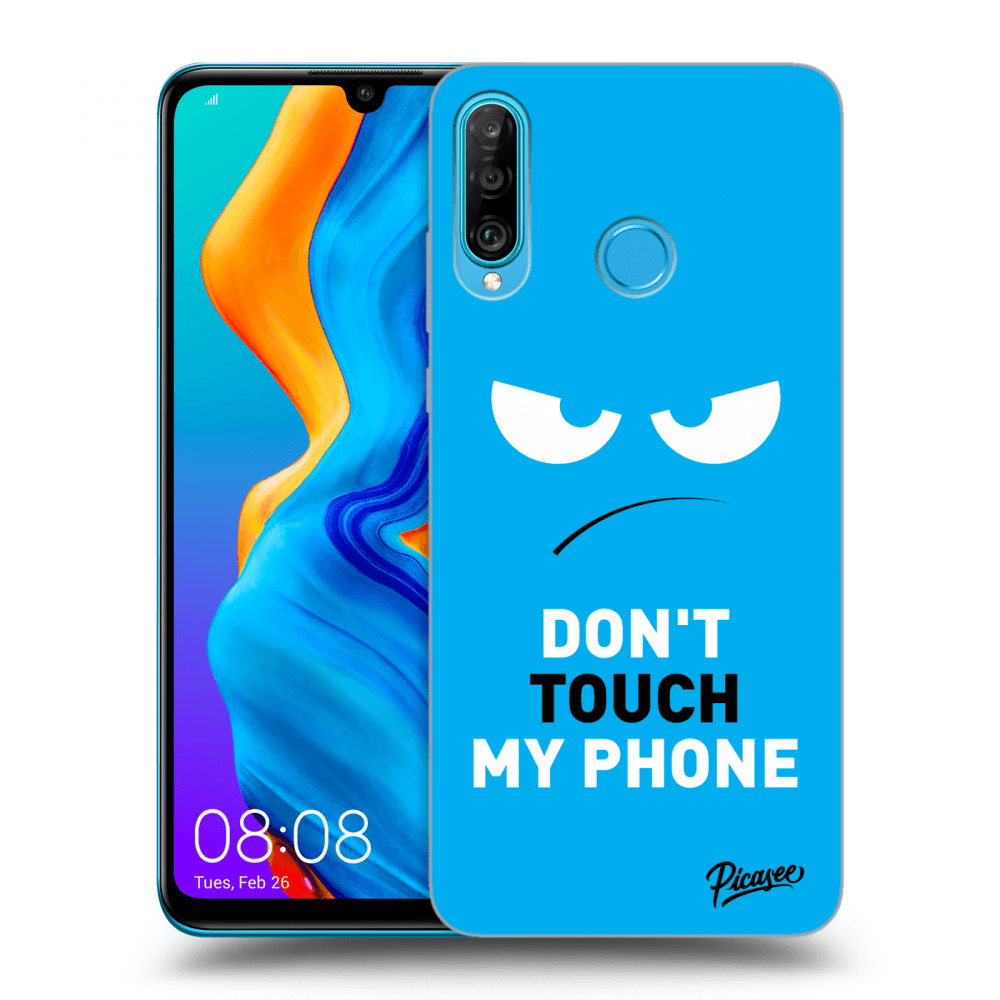 Picasee ULTIMATE CASE pro Huawei P30 Lite - Angry Eyes - Blue | Picasee
