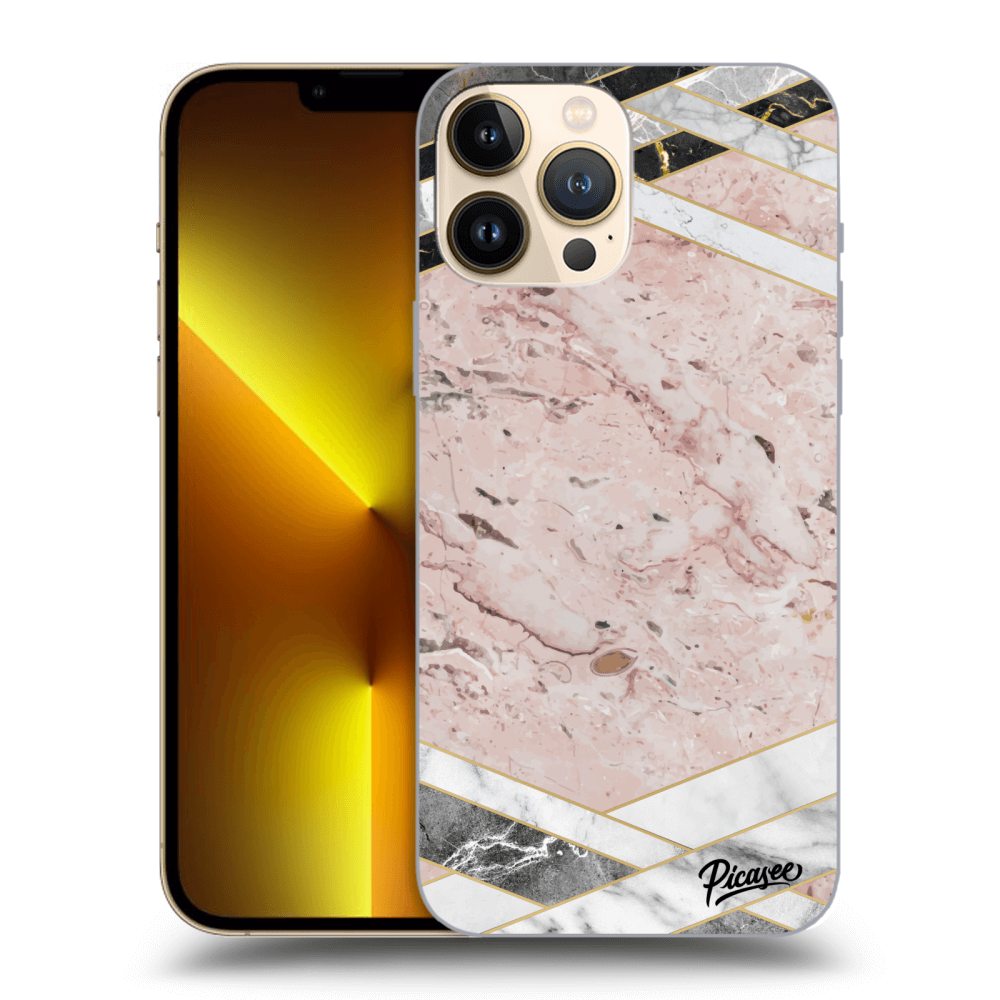 Picasee ULTIMATE CASE pro Apple iPhone 13 Pro Max - Pink geometry | Picasee
